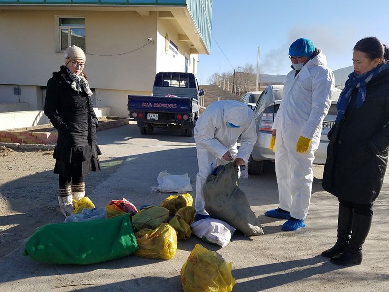 БАЯНХОНГОР: Их хэмжээний тарваганы тулам тээвэрлэж явсныг илрүүлжээ